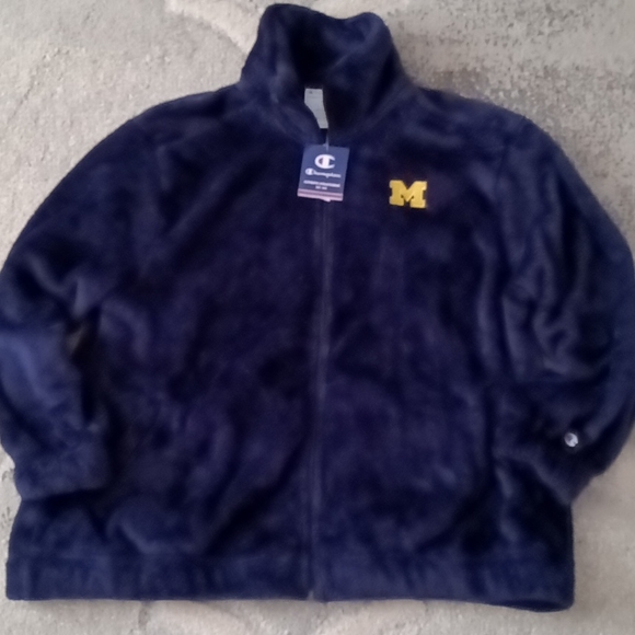 Champion | Sweaters | Michigan University Full Zip Sweater | Poshmark